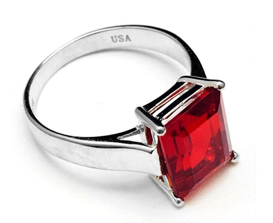 R0737S Classic Mt St Helens Helenite Ruby Red July Birthstone - Etsy