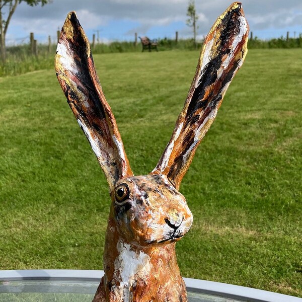 Hare Sculpture - Etsy