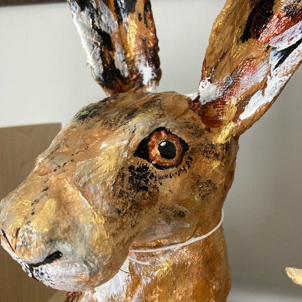 Hare Sculpture - Etsy