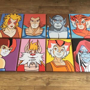 Thundercats Paintings 16” X 12” on Canvas Made to Order Please See ...