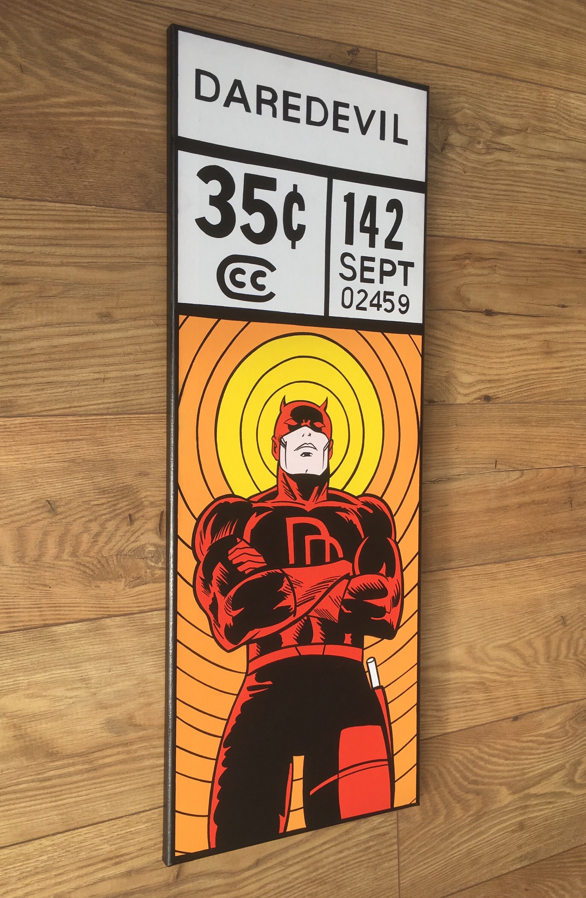 Daredevil Corner Box 80cm X 30cm Canvas Painting Made to Order Please ...