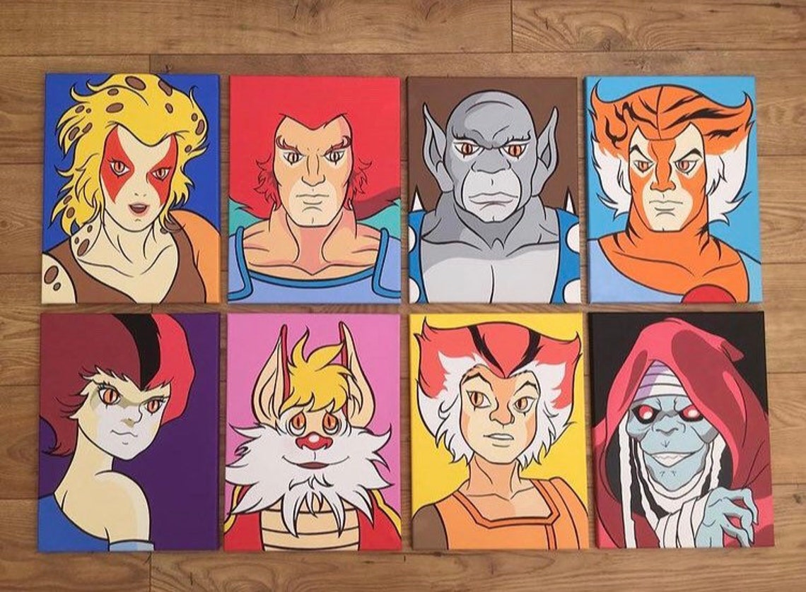 Thundercats Paintings 16 X 12 on Canvas Made to Order Please - Etsy