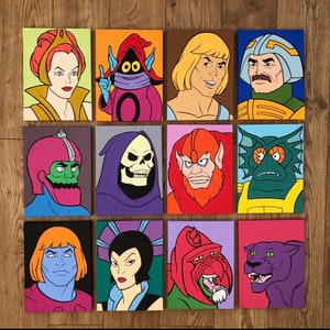He-man Masters of the Universe Paintings 16” X 12” on Canvas Made to ...