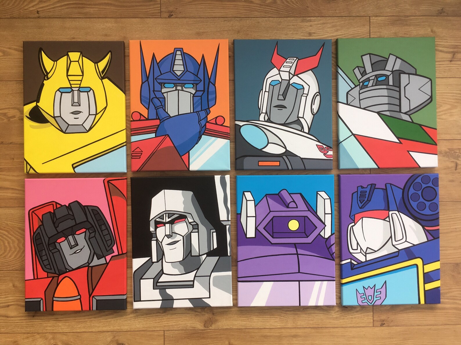 Transformers Paintings 16 X 12 on Canvas Made to Order Please See ...