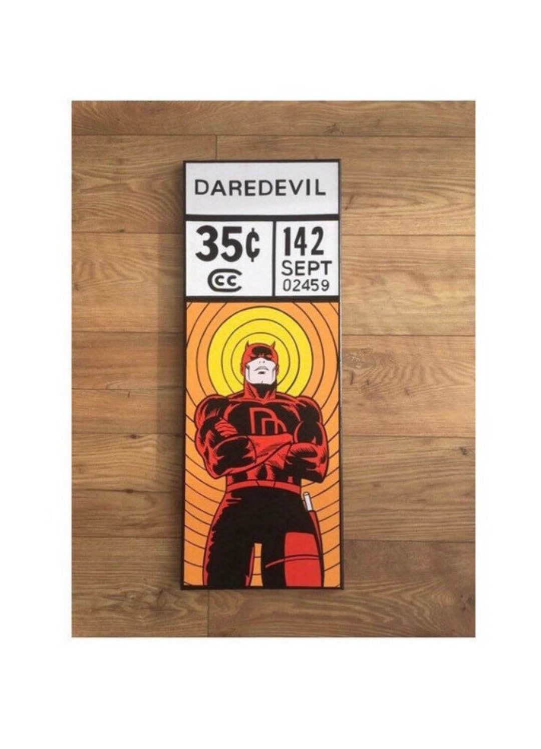 Daredevil Corner Box 80cm X 30cm Canvas Painting Made to Order Please ...