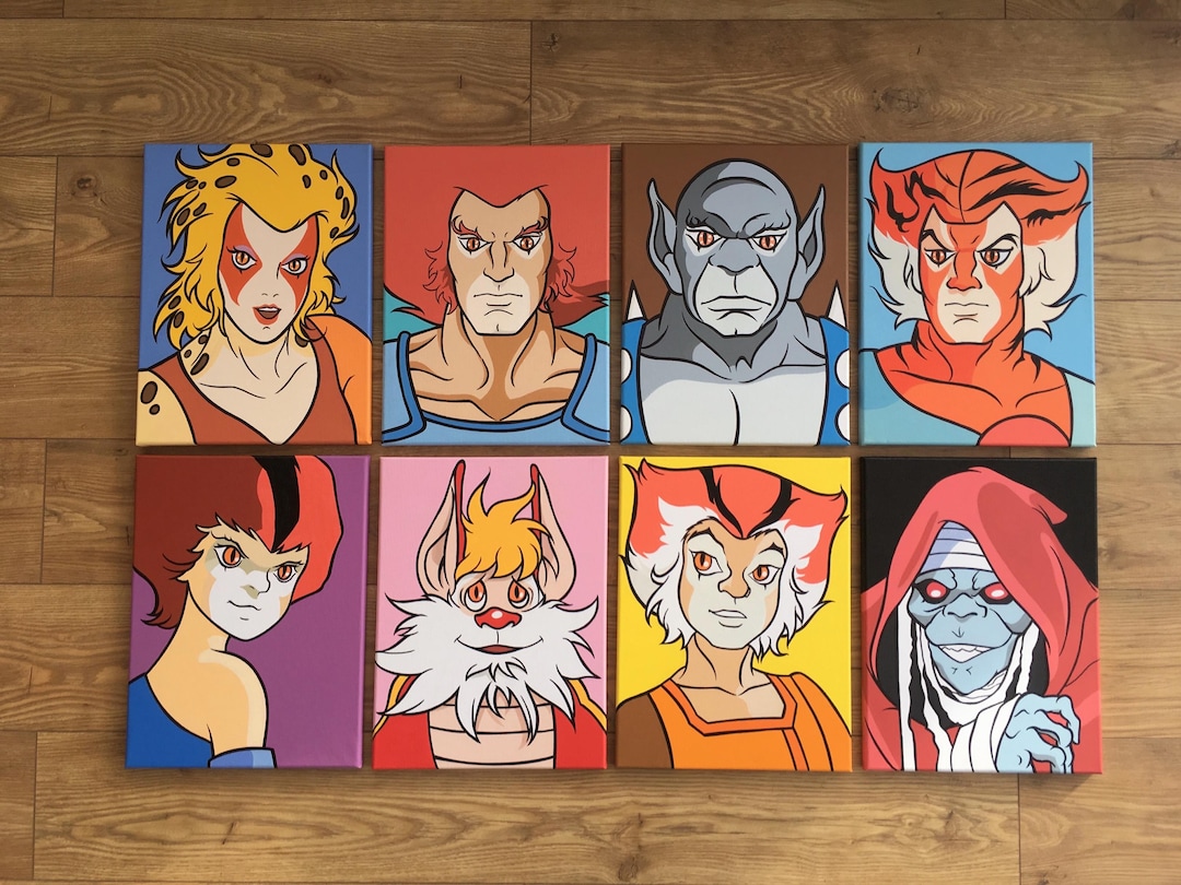 Thundercats Paintings 16” X 12” on Canvas Made to Order Please See ...