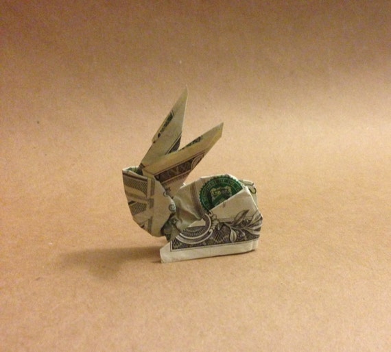 Dollar Bill Origami Rabbit Instructions