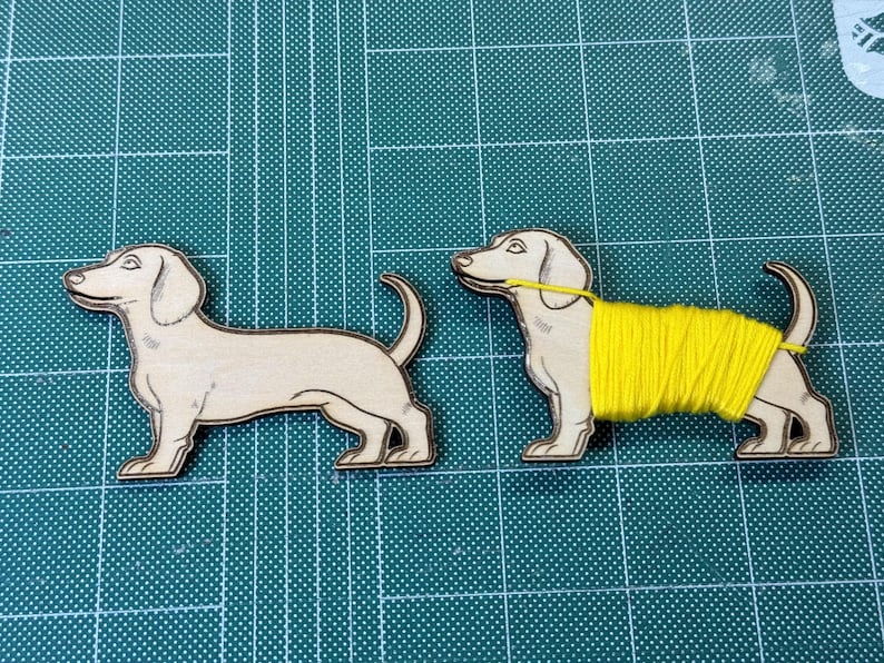 Dog Thread Bobbin | Lightburn | SVG | Digital Cut Files for Glowforge ...