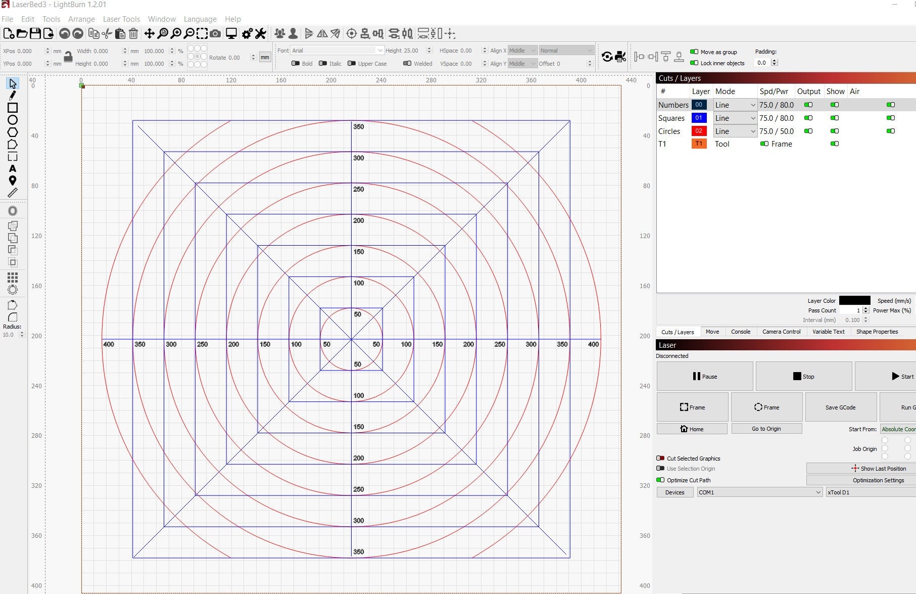 Lightburn Xtool D1 and Pro Grids Full Work Surface Grids - Etsy Canada