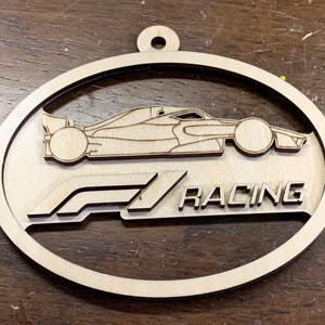Formula 1 Laser Cut Ornaments | Lightburn | SVG | Digital Cut Files for ...