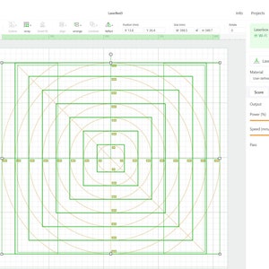 Creative Space Xtool D1 & Pro Grids | Full Work Surface Grids | 400x400 Guide Grids |creative ...