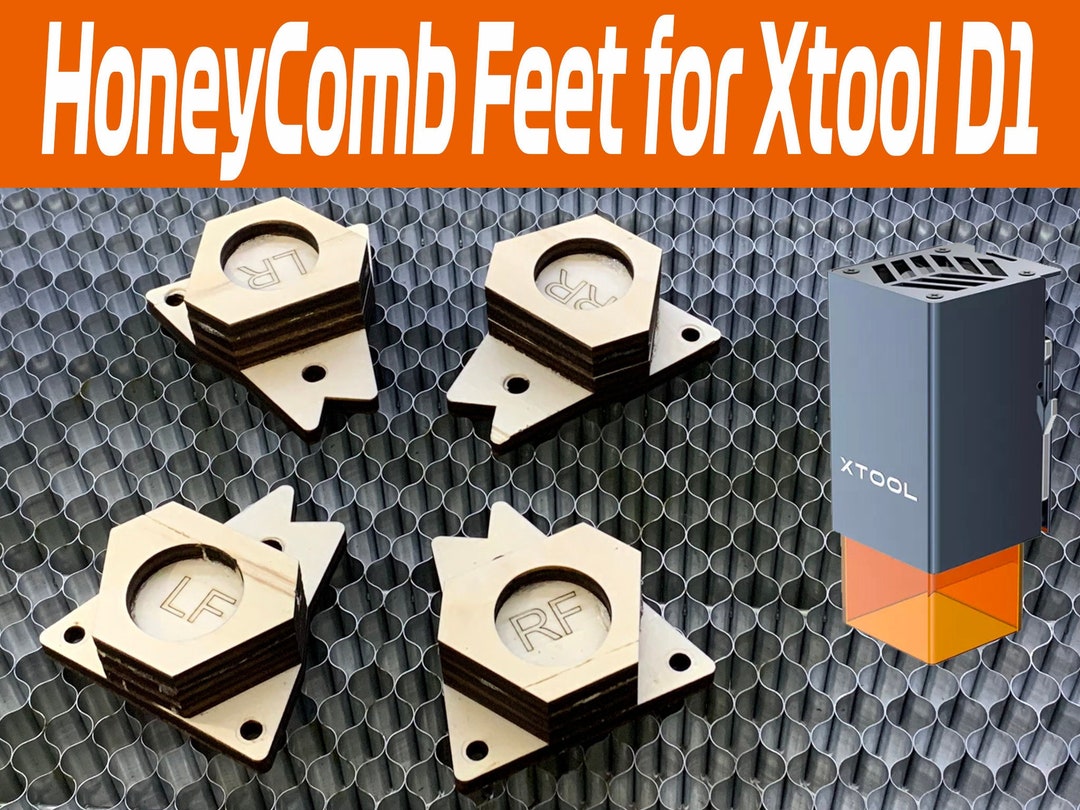 Xtool D1 Honeycomb Riser & Alignment Feet Universal Set - Etsy