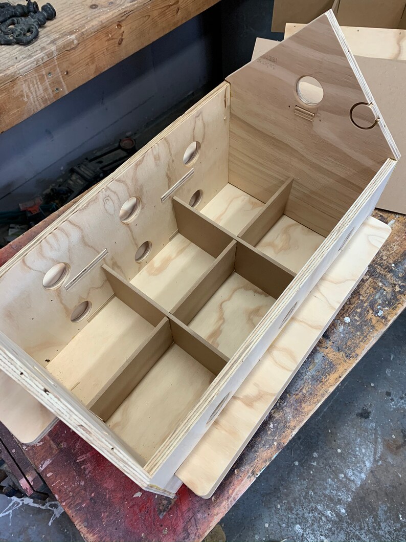 14 Room Bird House bird Condo Blueprints Do It Yourself - Etsy