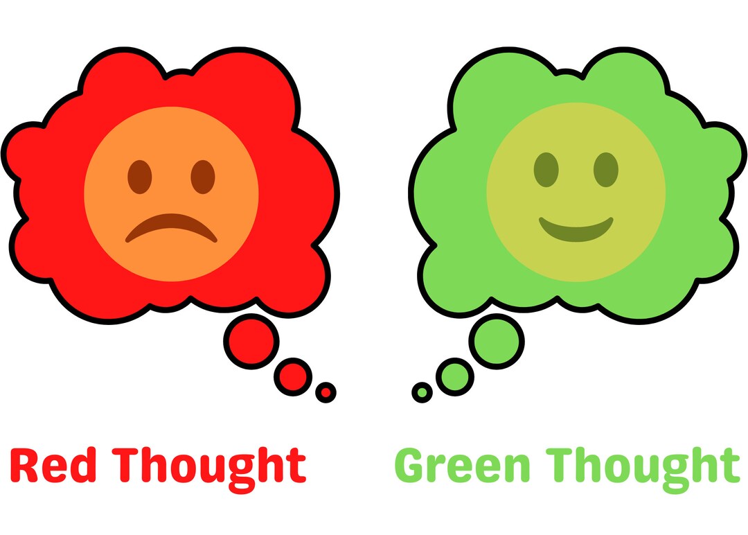 Red Thought Green Thought Visual - Etsy
