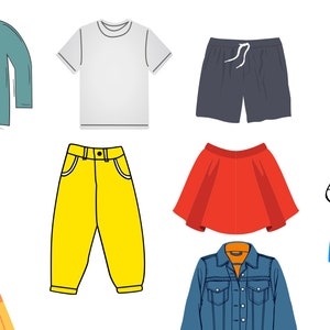 Laundry Sort File Folder Lifeskills Game - Etsy