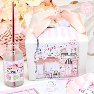 Pink Parisian Party Box – Personalized French Birthday Decor - Etsy