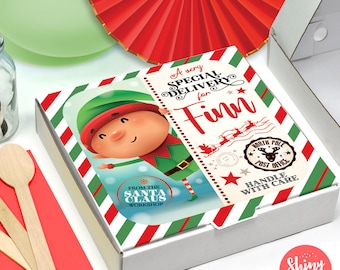 RETRO PIZZA BOX Personalised 7 Party Box. Small Pizza. Wedding Graze ...