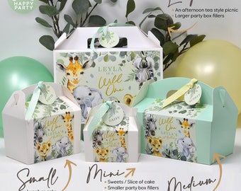 CAKE BAKING FUN Personalised Party Box, Bottle Wrappers, Cutlery/napkin ...