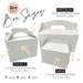 BROWN BEAR Brown Stripe Personalised Party Box - Add Matching Paperie ...