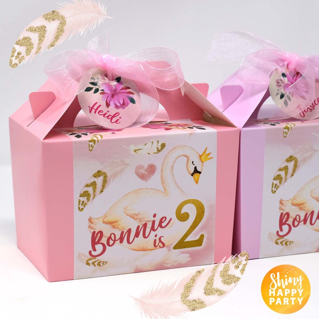 SWAN PRINCESS Personalised Party Box Add Matching Paperie to Co ...