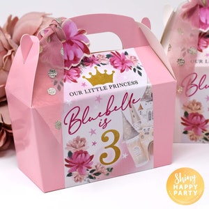 CROWN PRINCESS Personalised Party Box Add Matching Paperie to Co ...