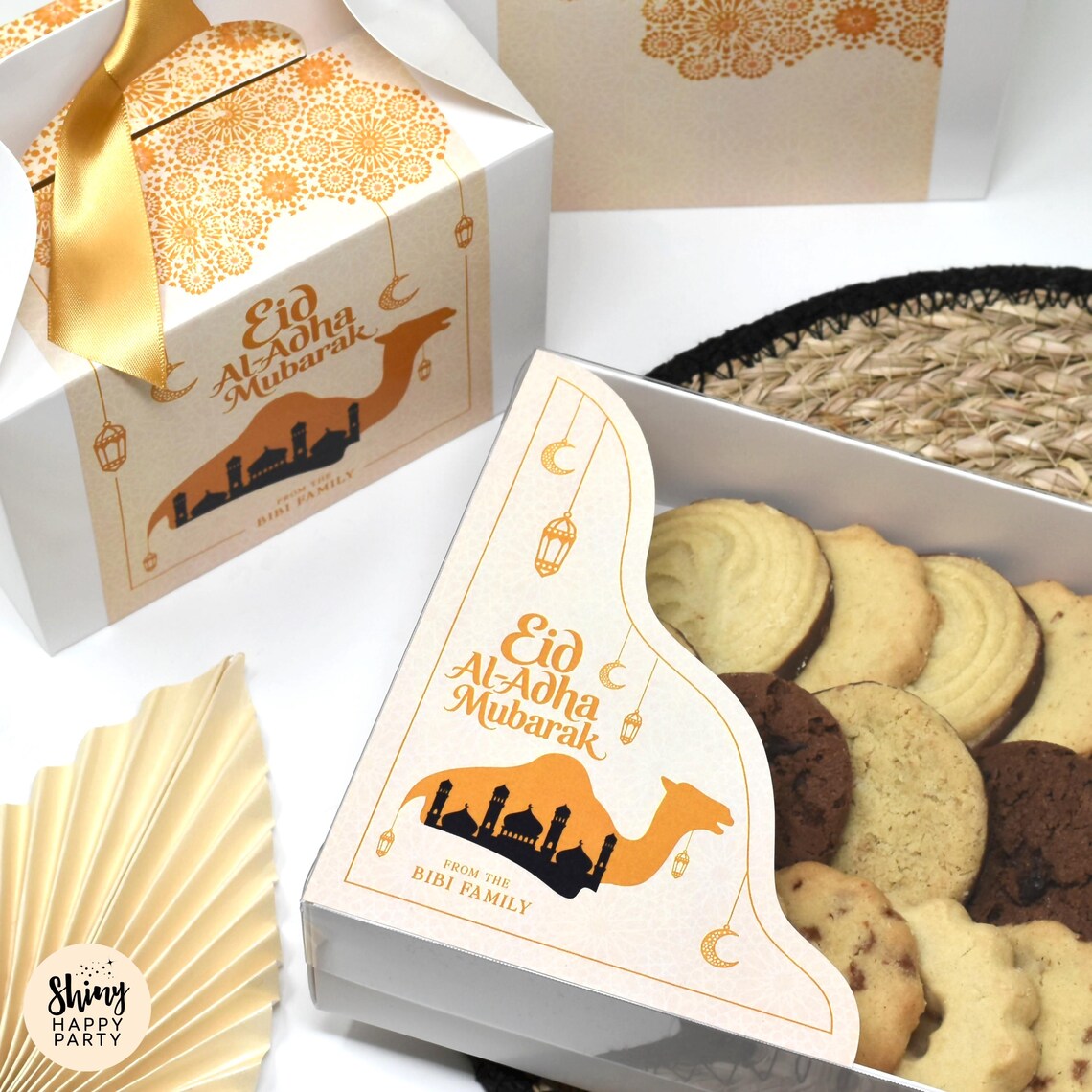 EID Al Adha Mubarak FESTIVAL Personalised Party Box - Favor Box, Cake ...
