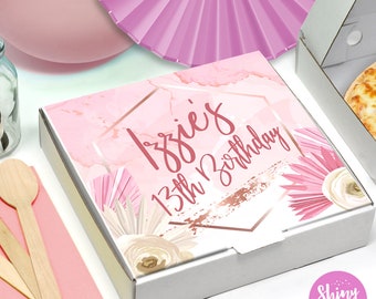 AMORE PIZZA BOX Personalised 7 Party Box. Small Pizza. Wedding Graze ...