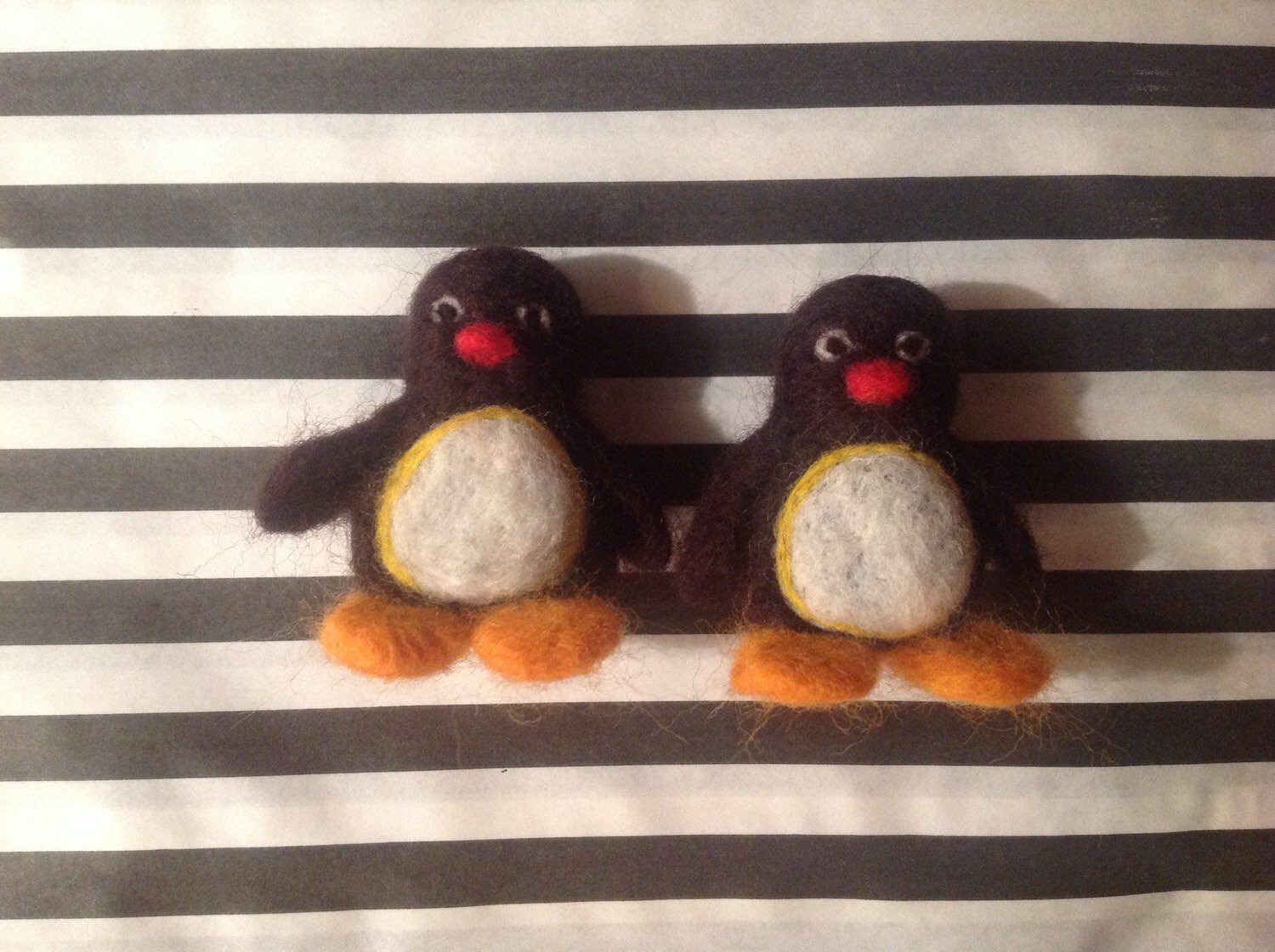 Needle Felt PINGU Penguin Hand Made Vintage Retro TV Show - Etsy