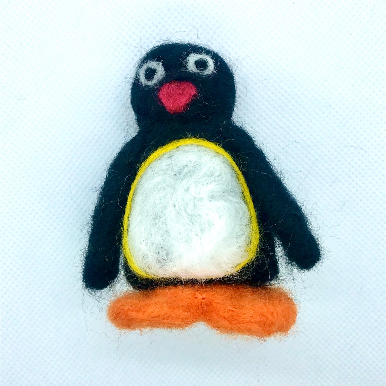 Needle Felt PINGU Penguin Hand Made Vintage Retro TV Show - Etsy