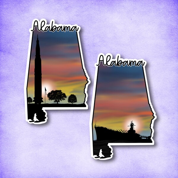 Alabama Sticker - Etsy
