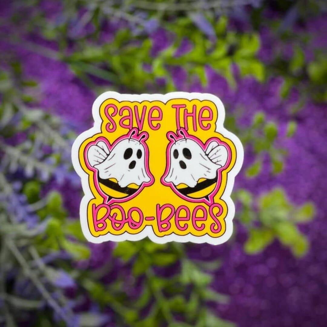 Save the Boo Bees Sticker | Breast Cancer Awareness Vinyl Die Cut Decal ...