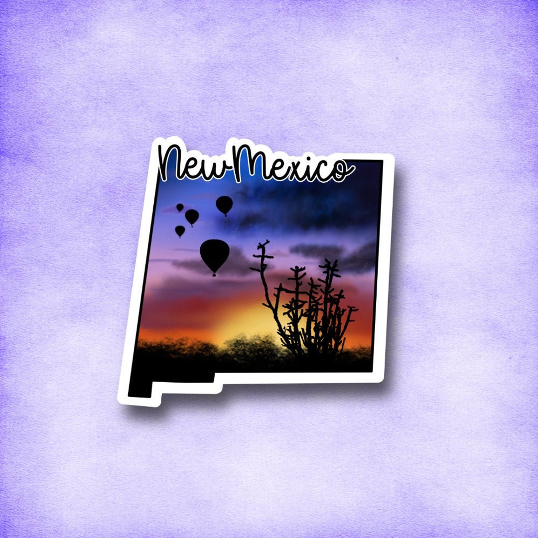 New Mexico Sticker Pack Custom State Sticker Stickers for - Etsy