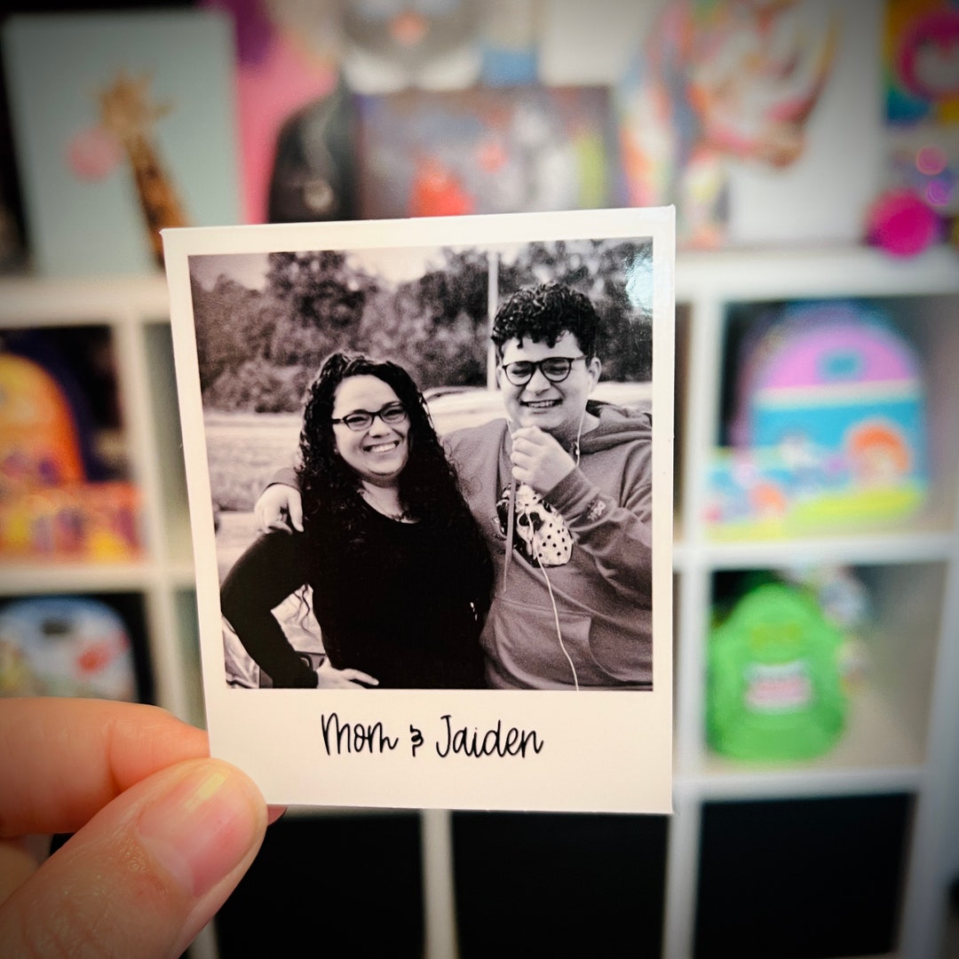 Custom Polaroid Photo Sticker | Vinyl Die Cut Decal for Journals ...
