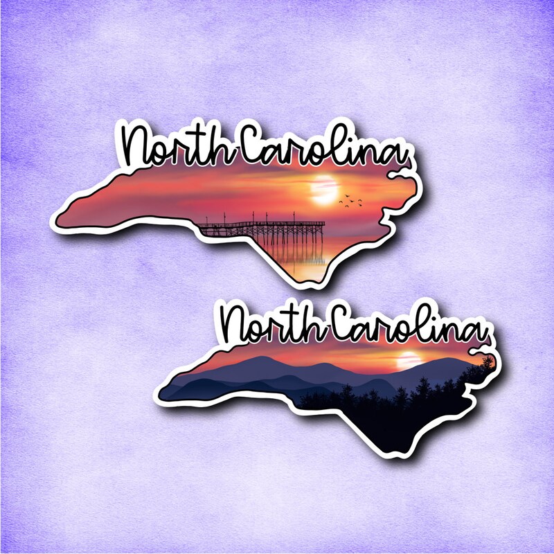 North Carolina Decal - Etsy