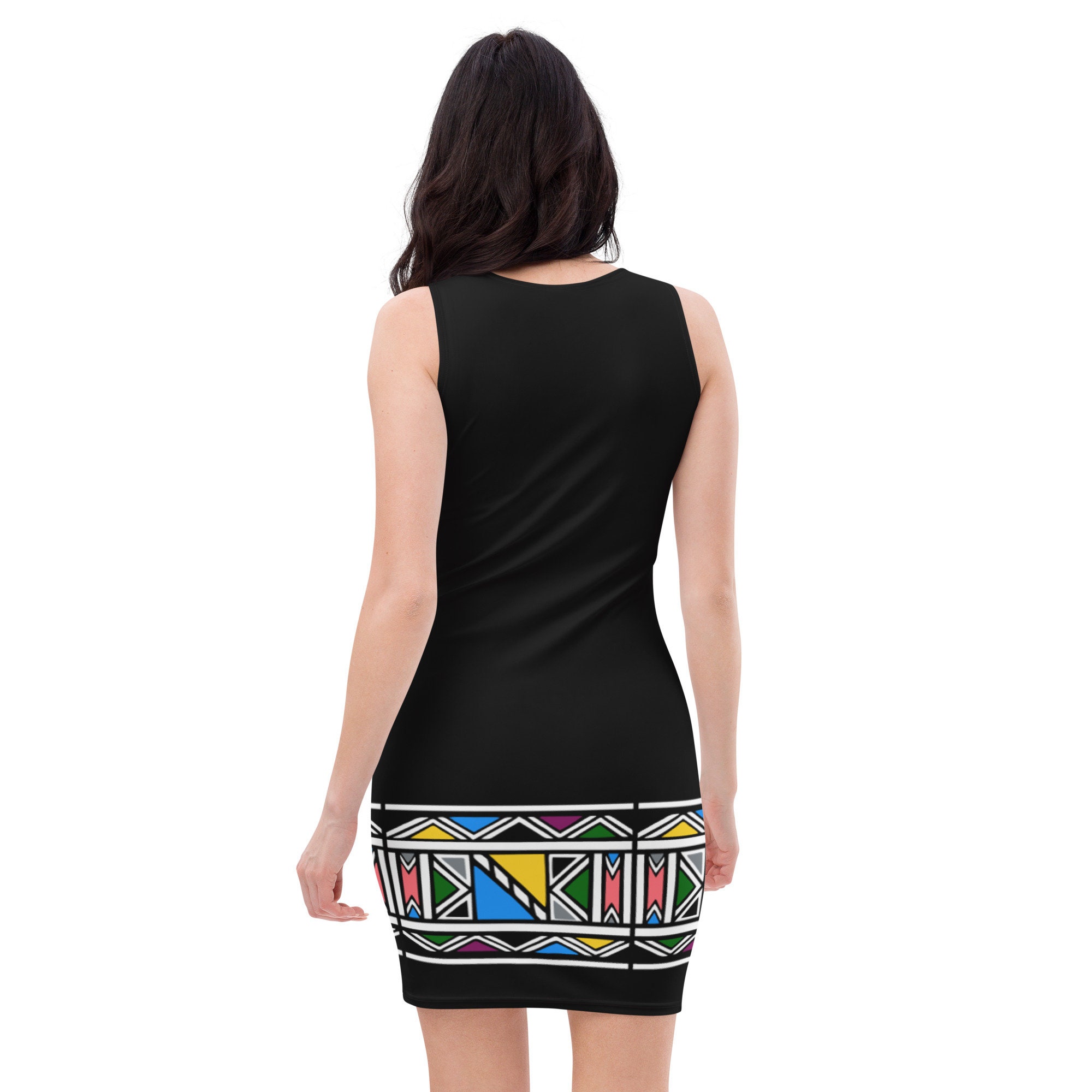 Ndebele African Print Sublimation Cut & Sew Dress - Etsy