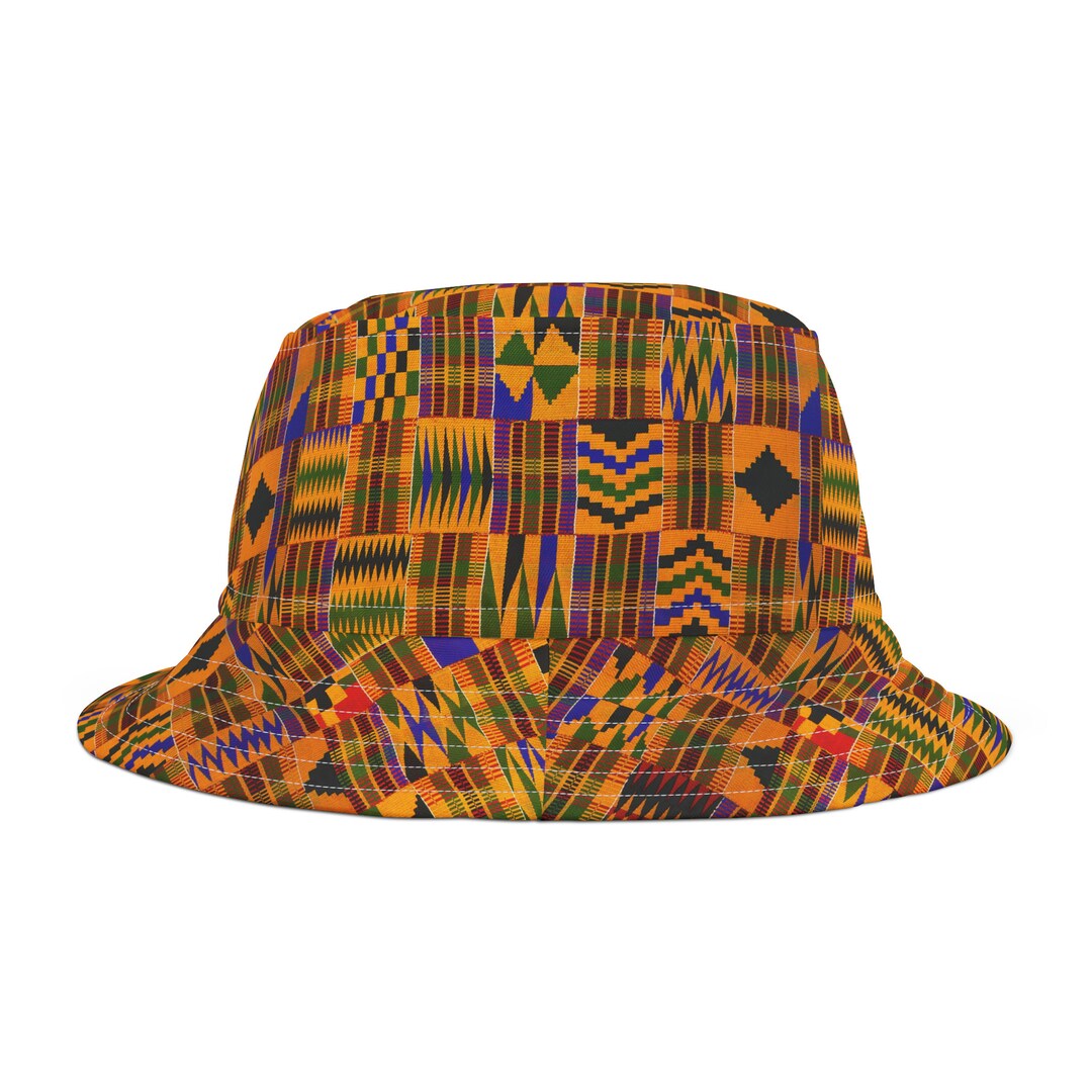 Kente African Print Bucket Hat - Etsy