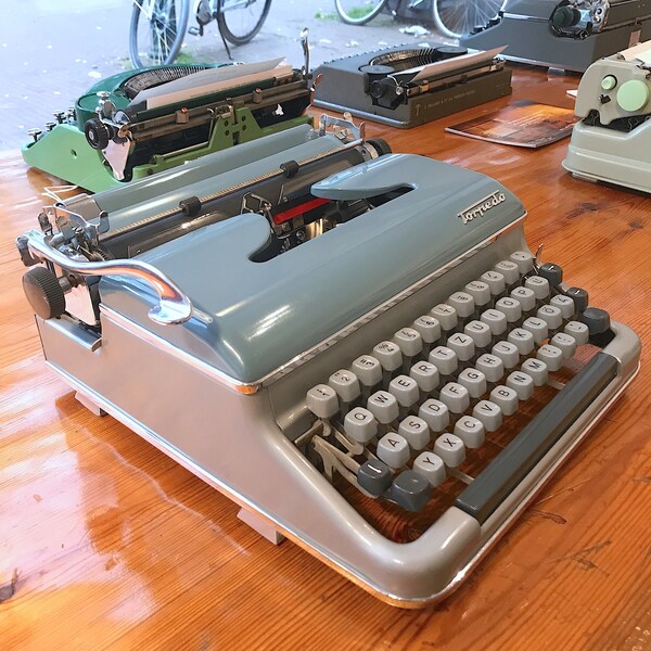 Blue Typewriter - Etsy