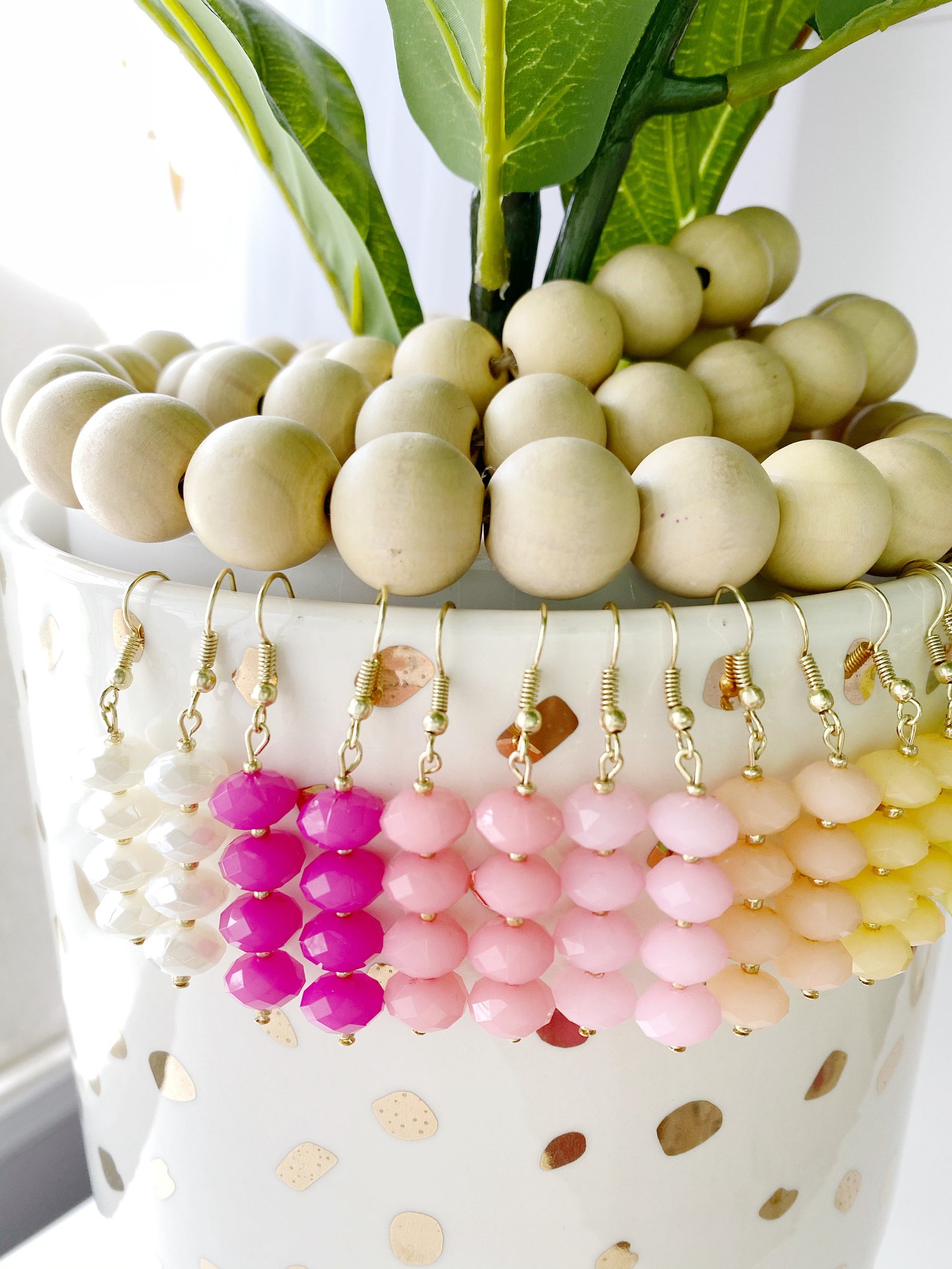 Simple Candy Color Preppy Colorful Statement Beaded Dainty - Etsy