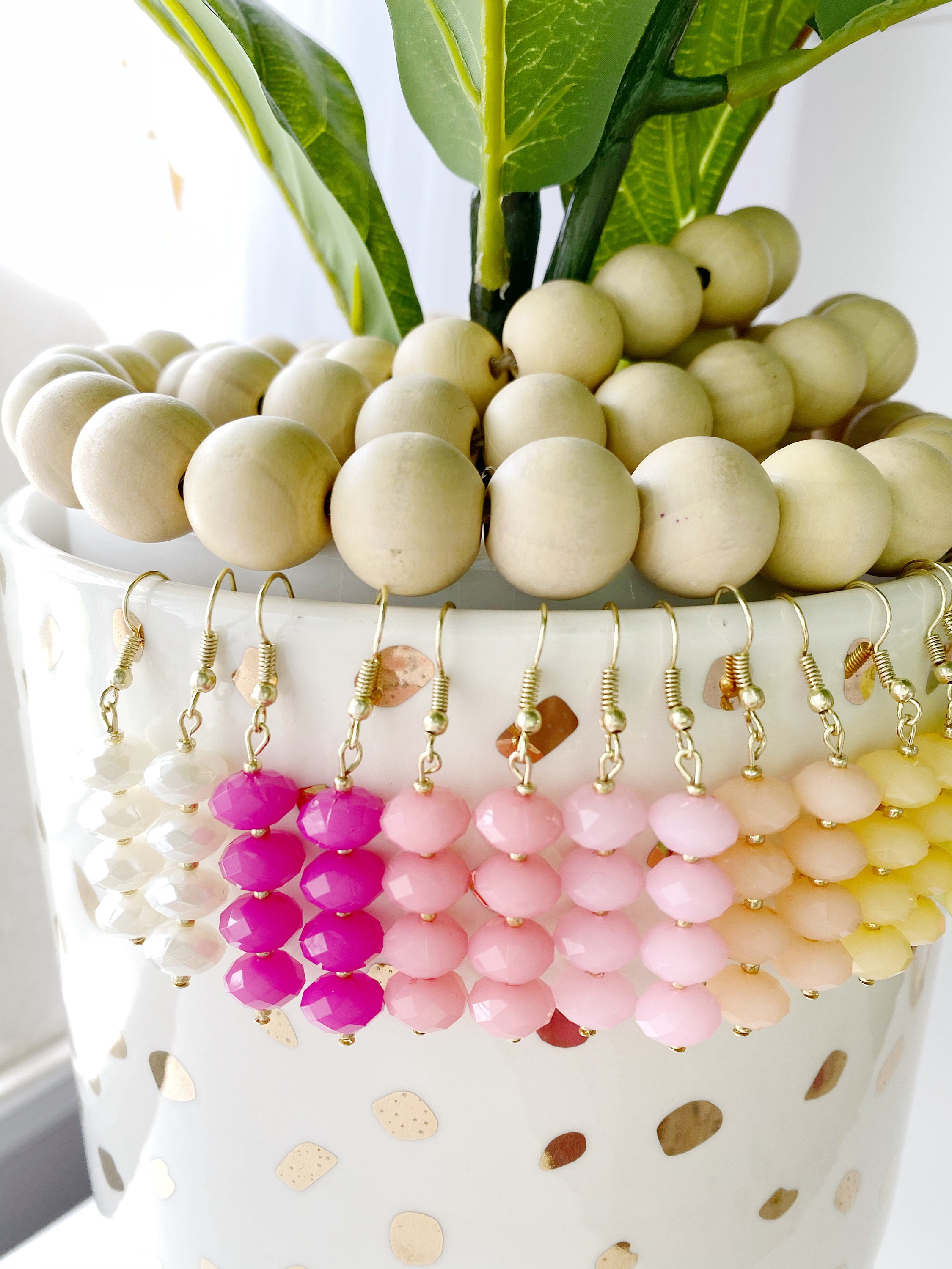 Simple Candy Color Preppy Colorful Statement Beaded Dainty | Etsy