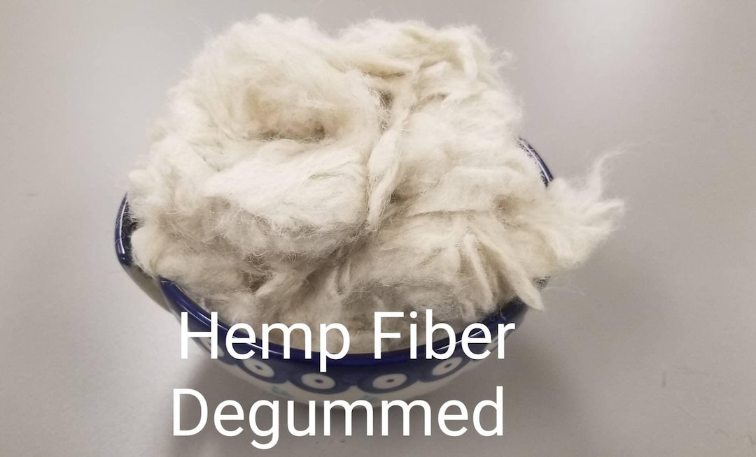 Hemp Fiber. 1 Oz. Degummed. Uncarded and Bleached Fiber. - Etsy