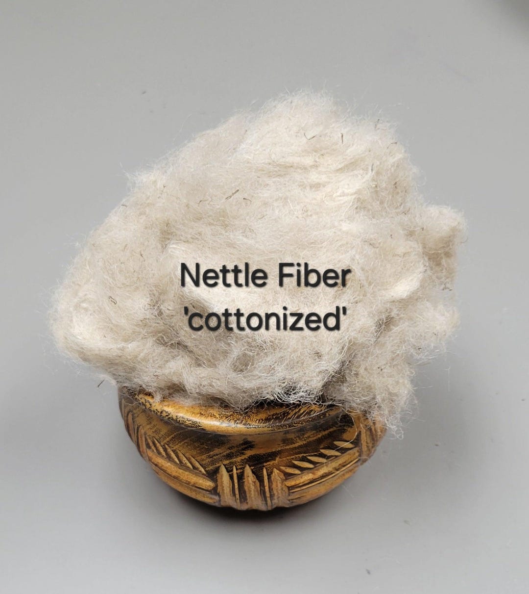 Nettle Fiber. Degummed, Uncarded 'cottonized' Fiber. 1 Oz. - Etsy