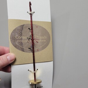 Tahkli Spindle 7 Oz. Red Sparkle. Great for Spinning Cotton, Hemp, Flax ...
