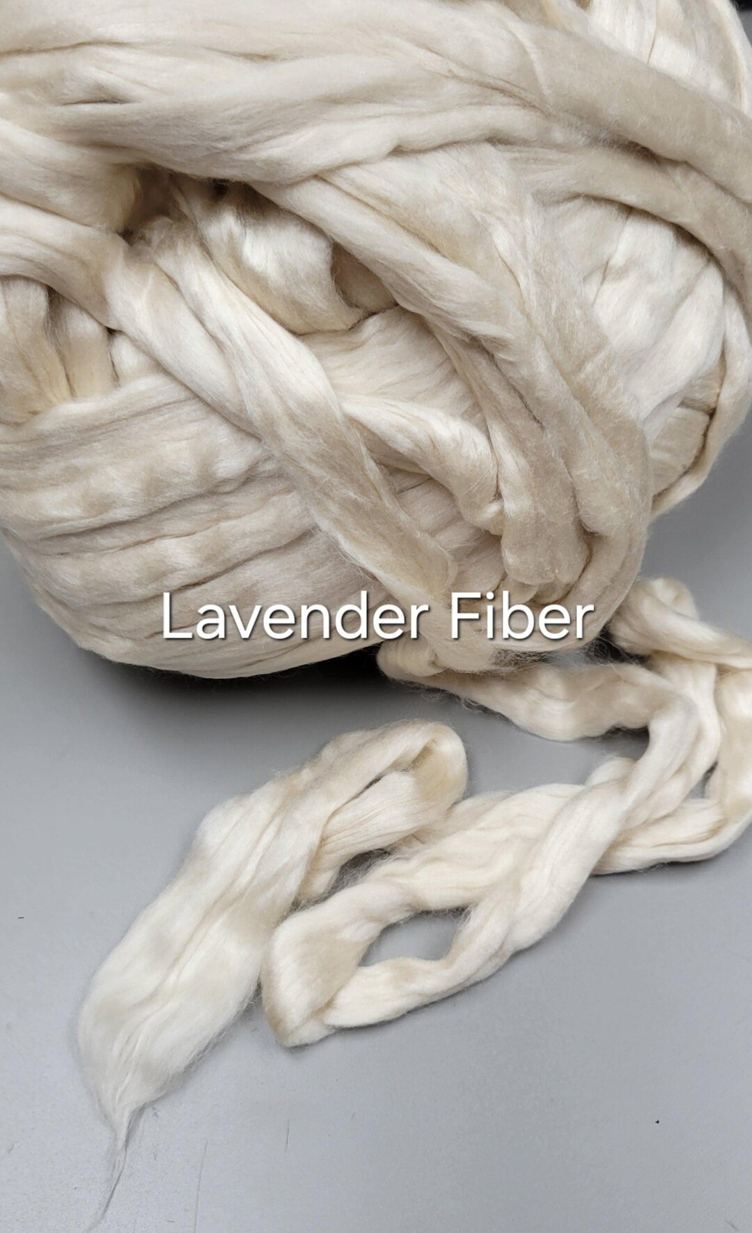 Lavender Fiber (rcfs). Combed Sliver. - Etsy