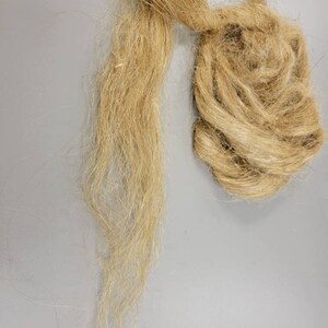 FLAX Fiber. Card Sliver Natural. Semi Combed. Great for - Etsy