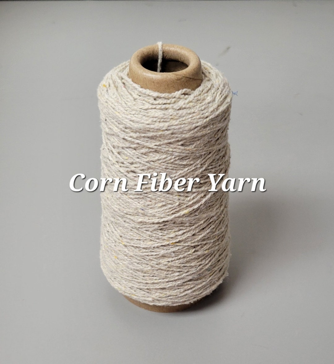 Corn Yarn, 250 Yards. Natural. Fingering Weight. Great for Kitting ...