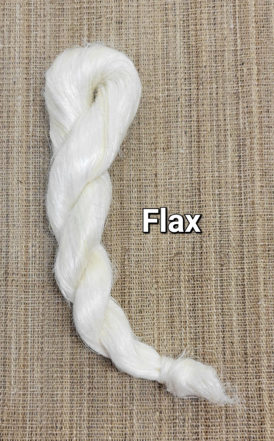 Flax Strick, Bleached Bast Fiber, Great for Spinning, Weaving, Fiber ...