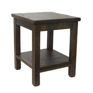 Solid Barnwood Amish Rocking Chair With Hickory Leather Upholstered ...