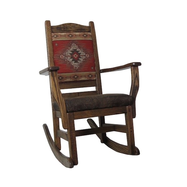 Oak Rocking Chair - Etsy