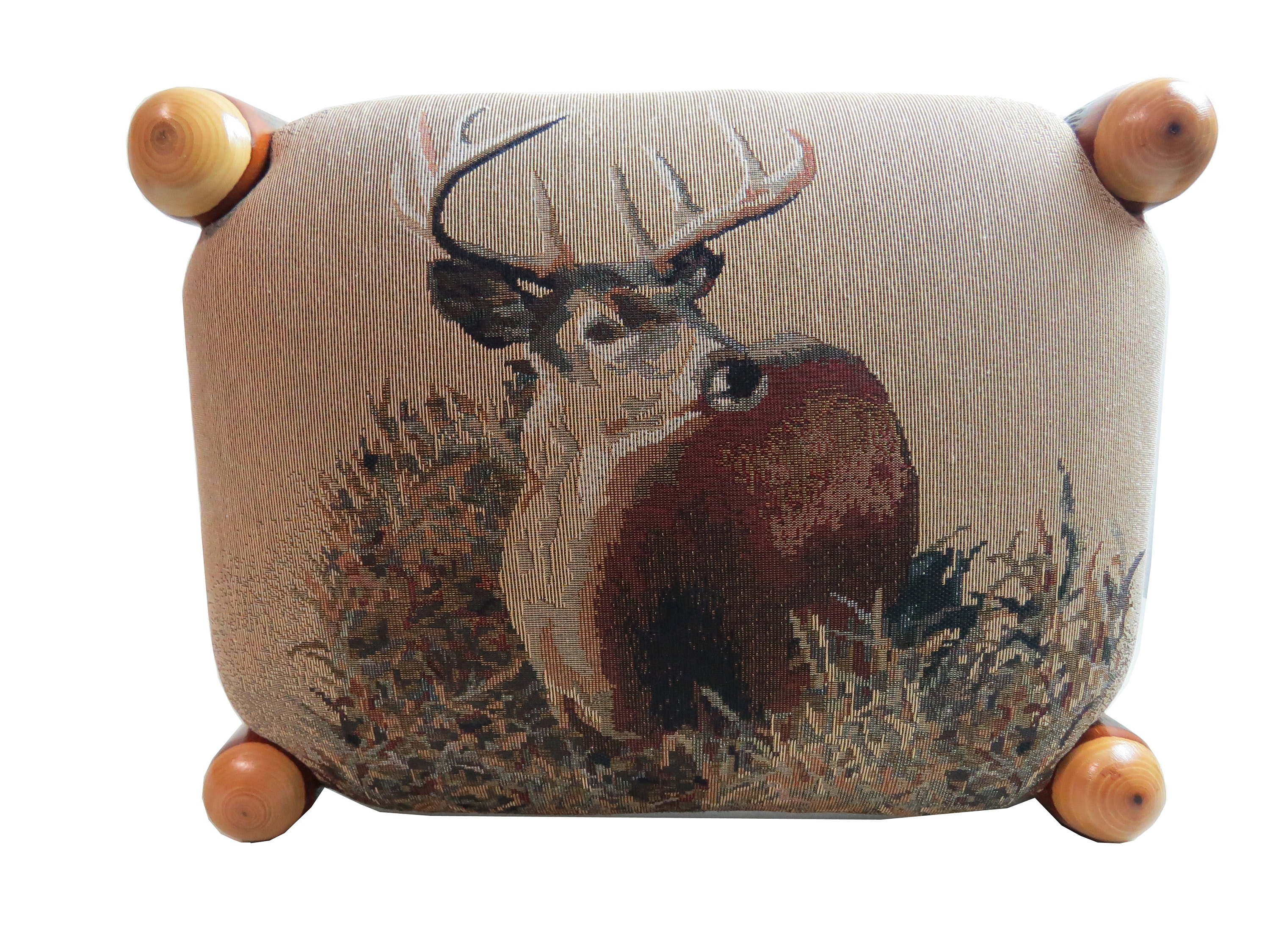 Rustic Hickory Ottoman Foot Stool - Multiple Fabric Options - Etsy