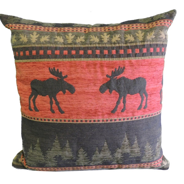 Moose Pillow - Etsy